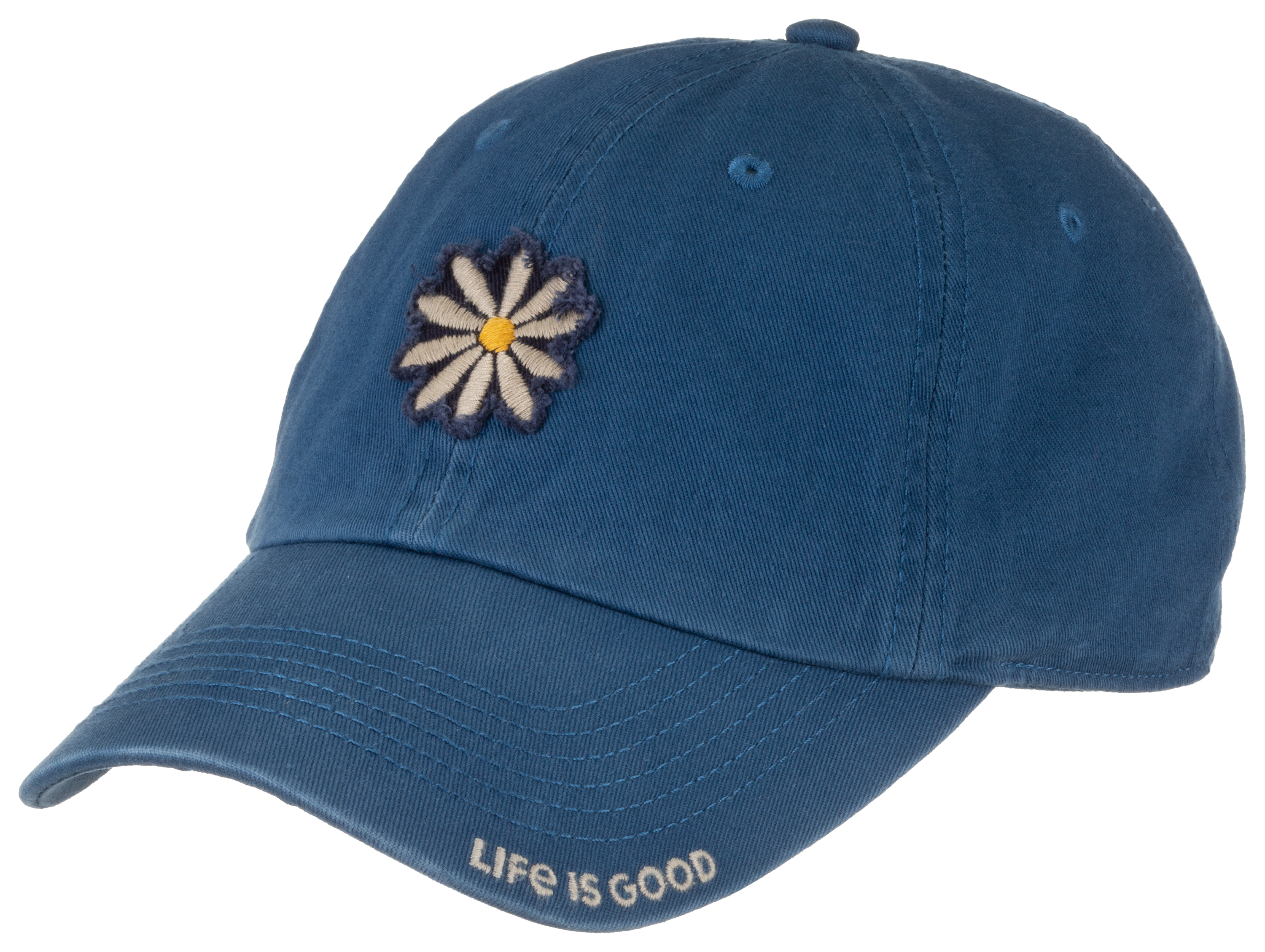 Life is Good Daisy Appliqué Tattered Chill Cap for Ladies | Bass Pro Shops